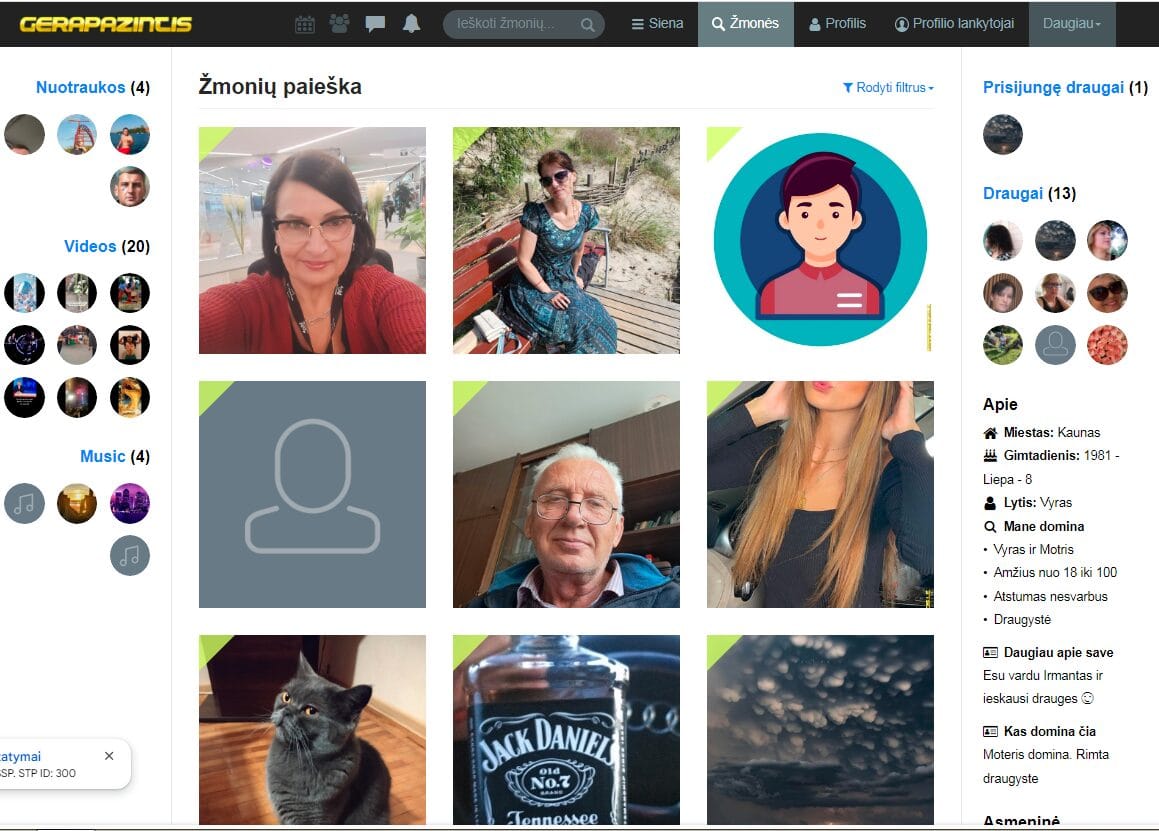 Vienisų Žmonių Pažintys - Dienraščiai